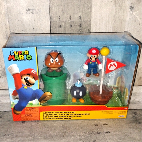 Nintendo | Toys | Mario Bros Acorn Plains Diorama Set | Poshmark